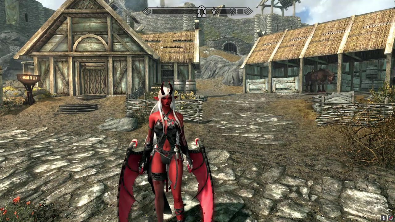 Skyrim:SE Modded Succubus Fellglow Keep - YouTube