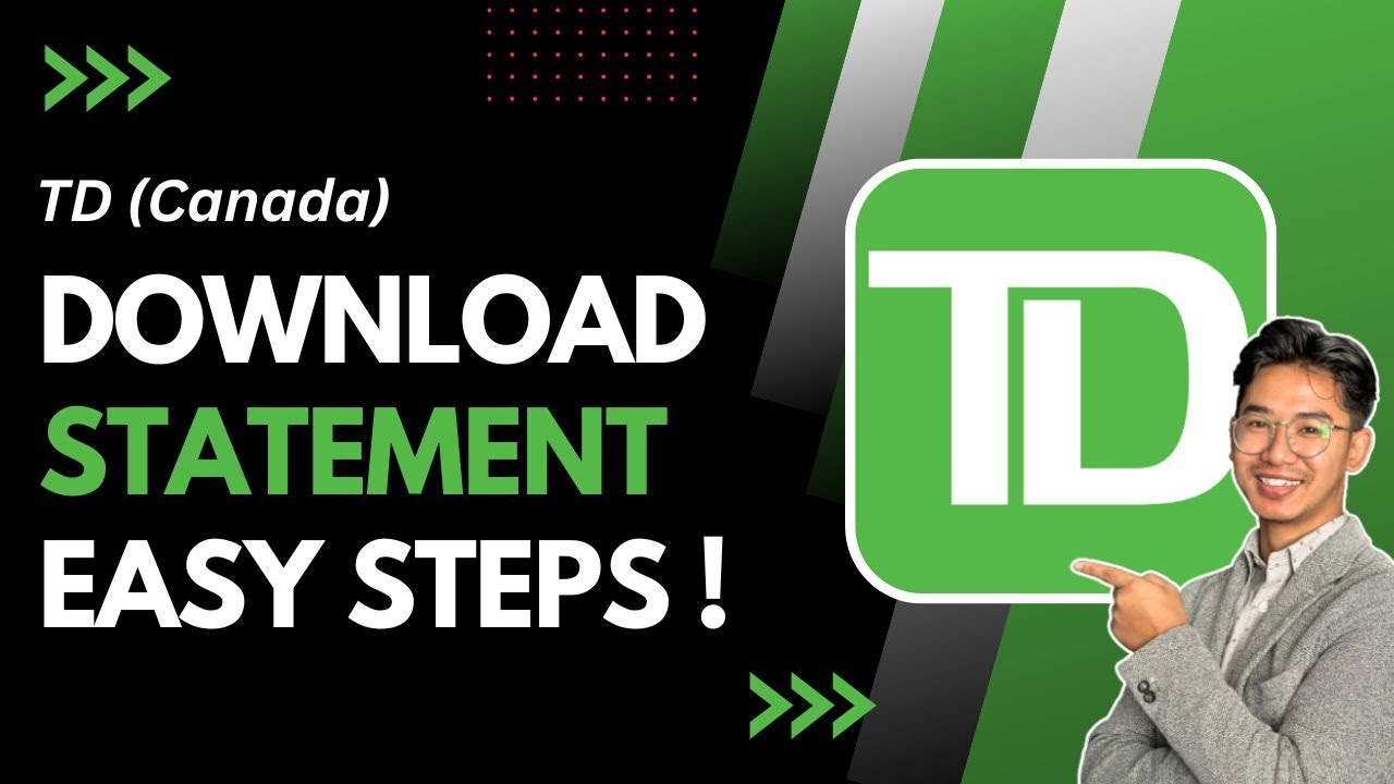 How to Download TD Statement PDF - YouTube