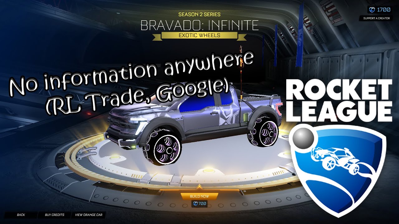 Rocket League - Bravado: Infinite (season 2 exo. wheel) (No info ...