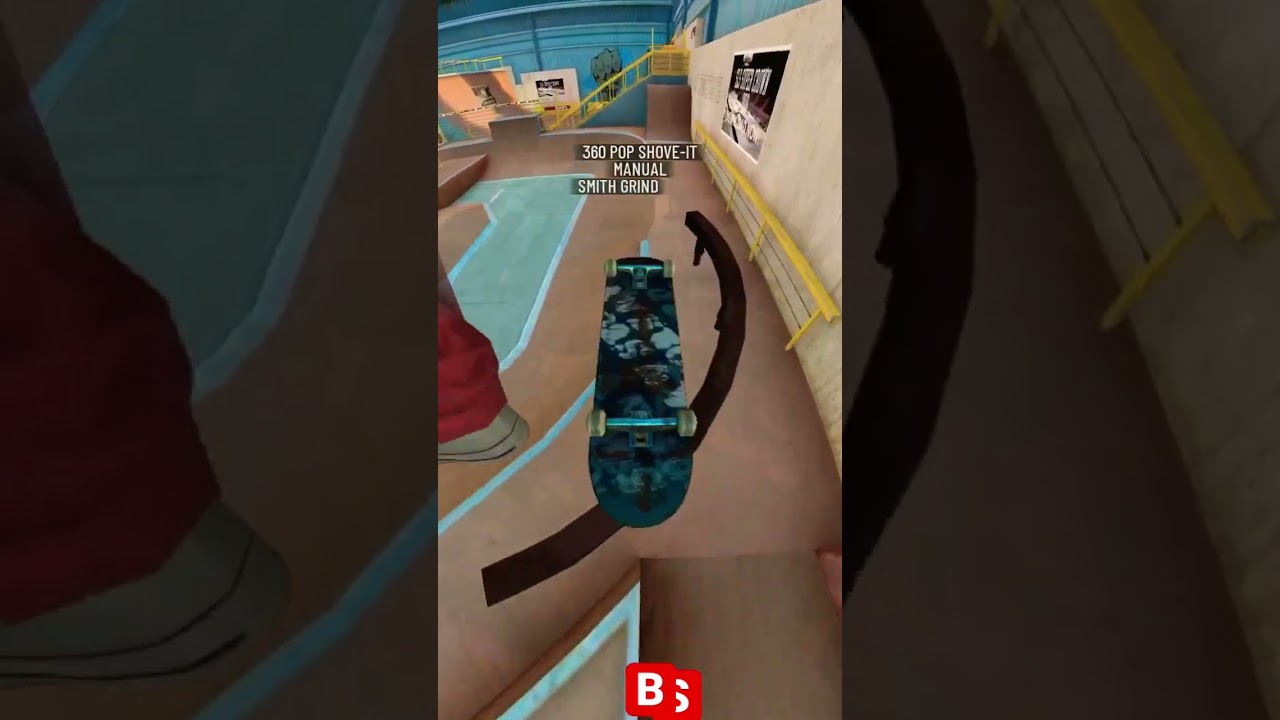 Maior manobra que já fiz na vida |360 pop shove - it manual smith grind varia kick-flip feeble ...