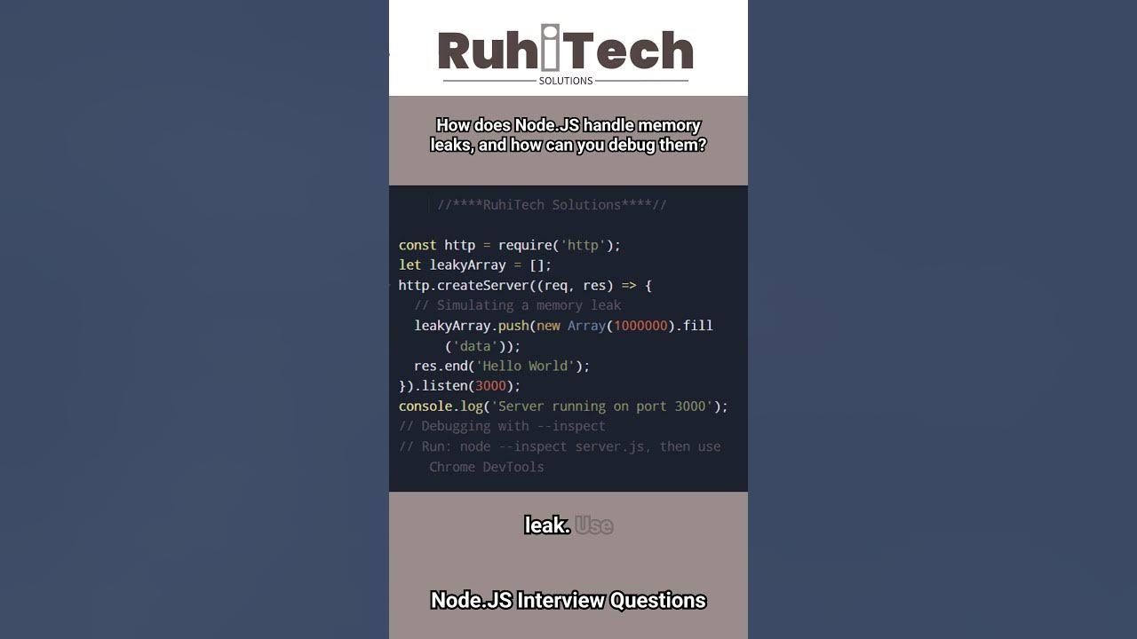 Node Js Nodejsinterviewquestions Nodejstutorial Nodejs Job Youtube