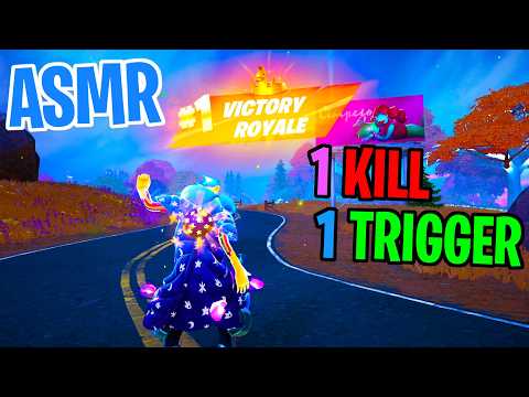 ASMR Gaming 😴 Fortnite 1 Kill = 1 Trigger Relaxing Mouth Sounds 🎮🎧 Controller Sounds + Whispering 💤
