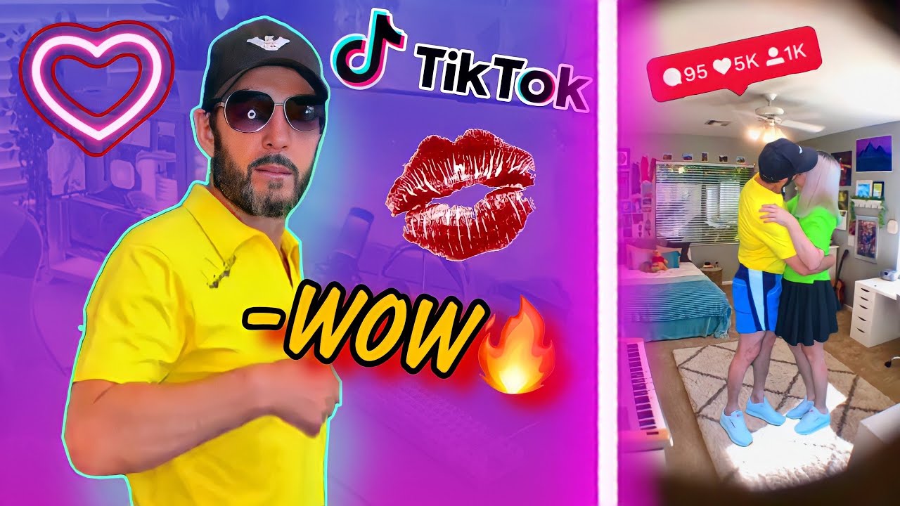 Fake kiss / Tik Tok trends / #tiktoktrend #tiktok - YouTube