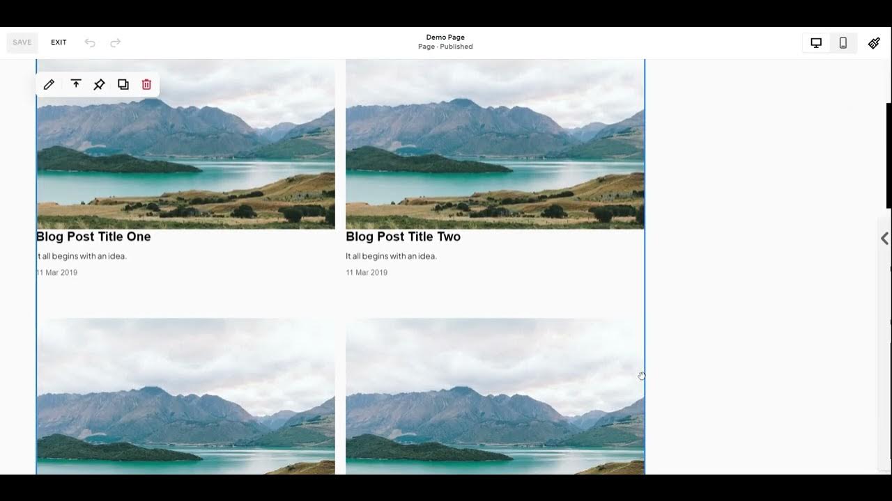 Control Summary Block Grid Layout Squarespace Css Tutorial Youtube