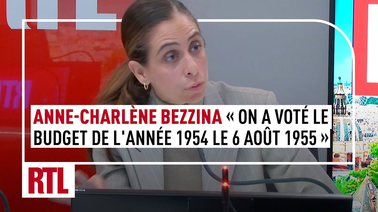 Anne-Charlène Bezzina : "On a voté le budget de l'année 1954 le 6 août ...