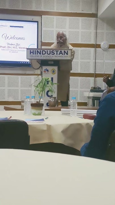 Prof(Dr.) H. C. Verma sir - YouTube