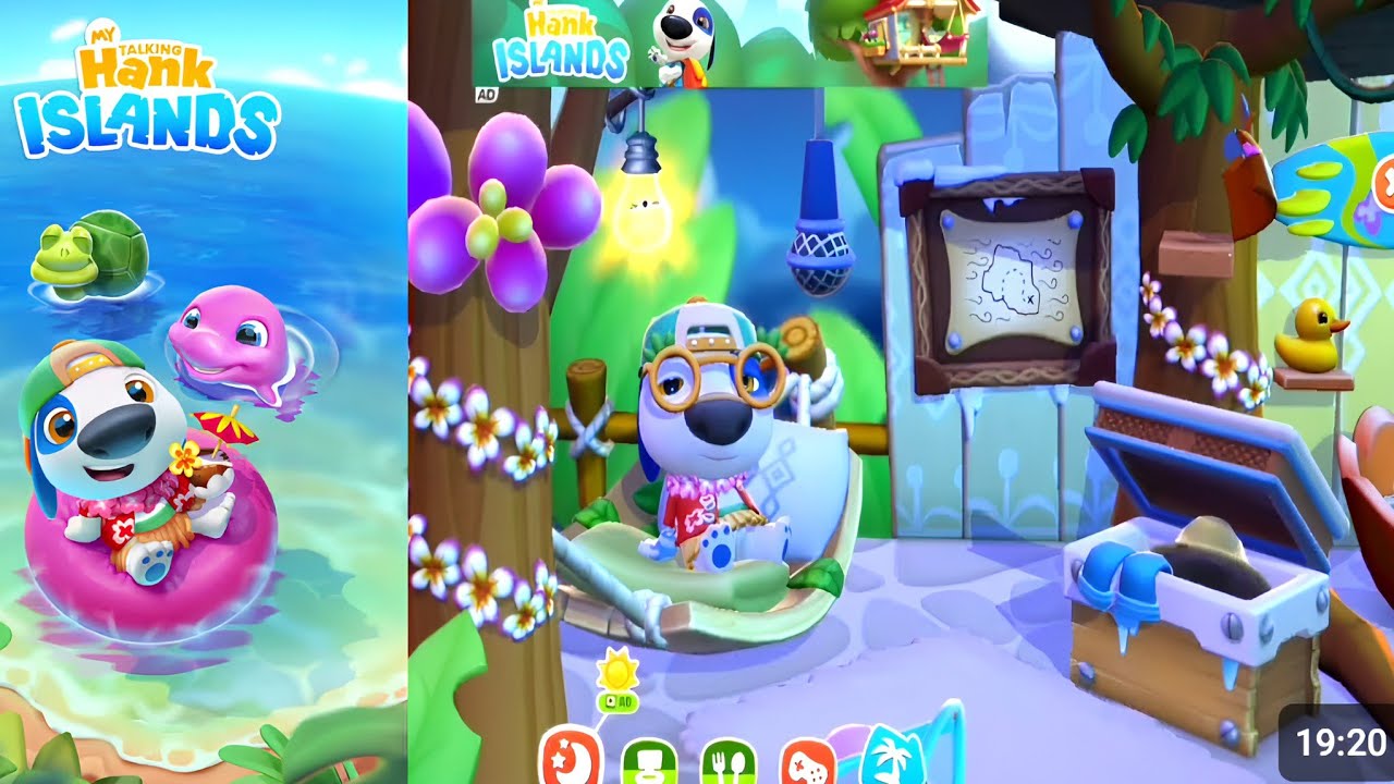 My Talking Hank islands Gameplay Android ios - YouTube