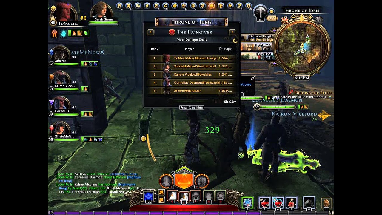 Neverwinter Lvl 40 Devoted Cleric Gameplay - YouTube