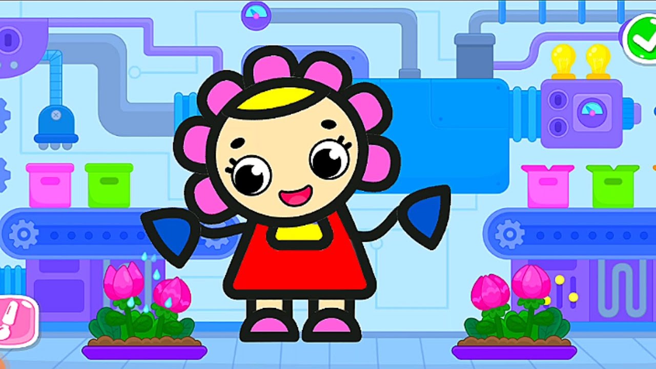 😍😍 cartoon colouring game | bimi boo game 😜 - YouTube