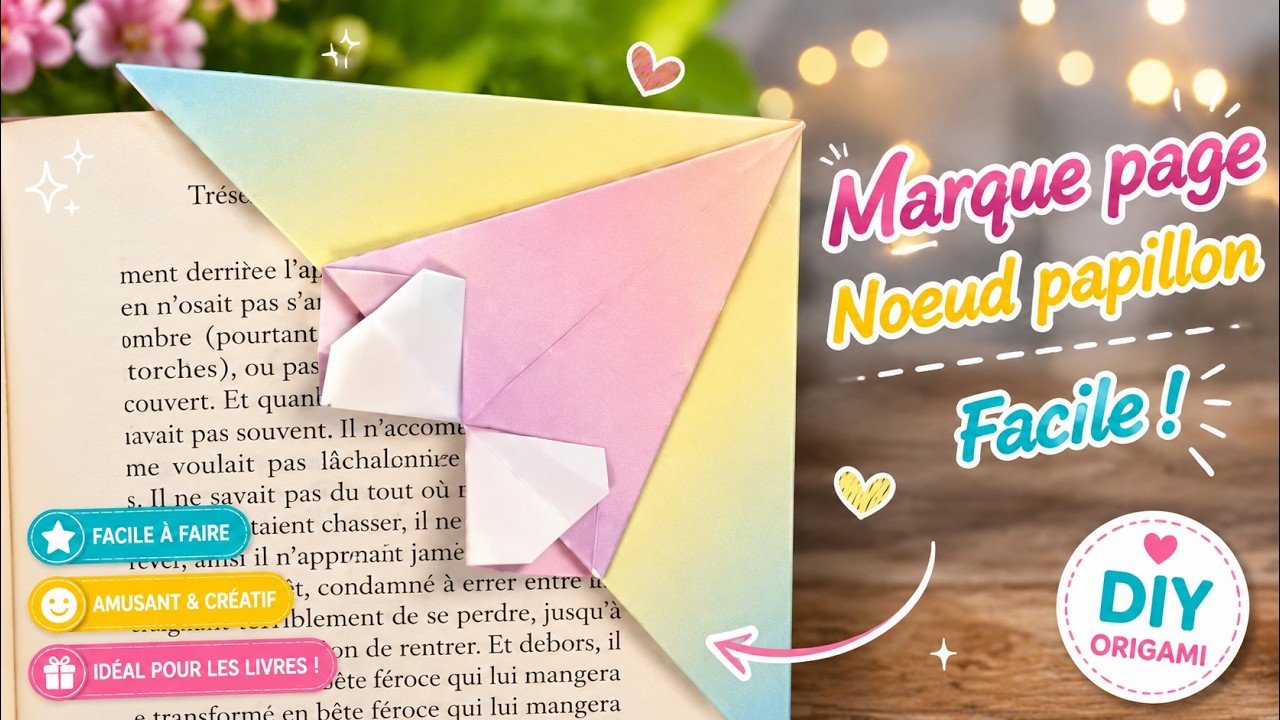 Comment faire un marque page papillon facile🦋 - YouTube