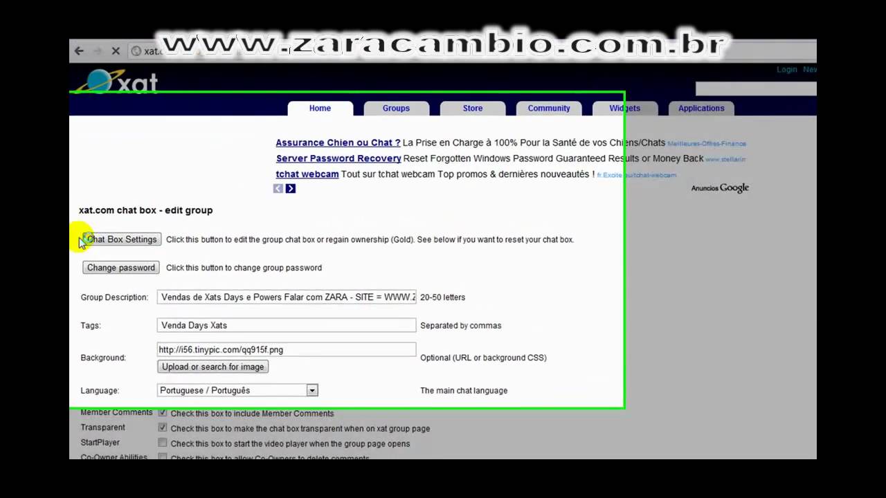 Como Ativar Powers de Grupo em seu XAT - YouTube
