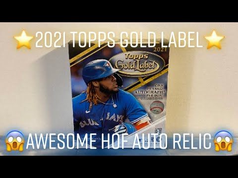 2021 Topps Gold Label Hobby Box Break! Lots of Top Rookies!! Awesome ...