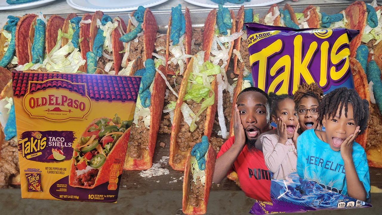 Hot, Spicy and Crazy - Watch Me Take on the Extreme Takis Crunch Tacos ...