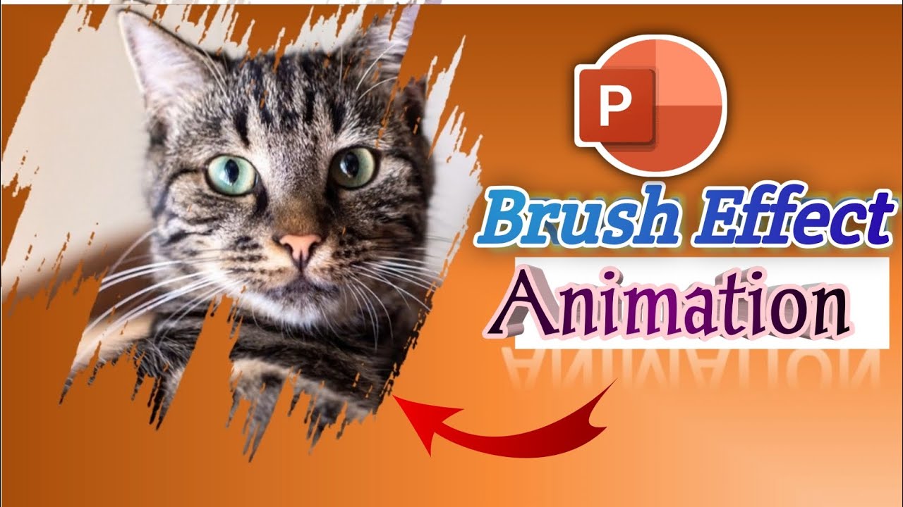 Brush Effect Animation in PowerPoint | Paint Brush PowerPoint - YouTube
