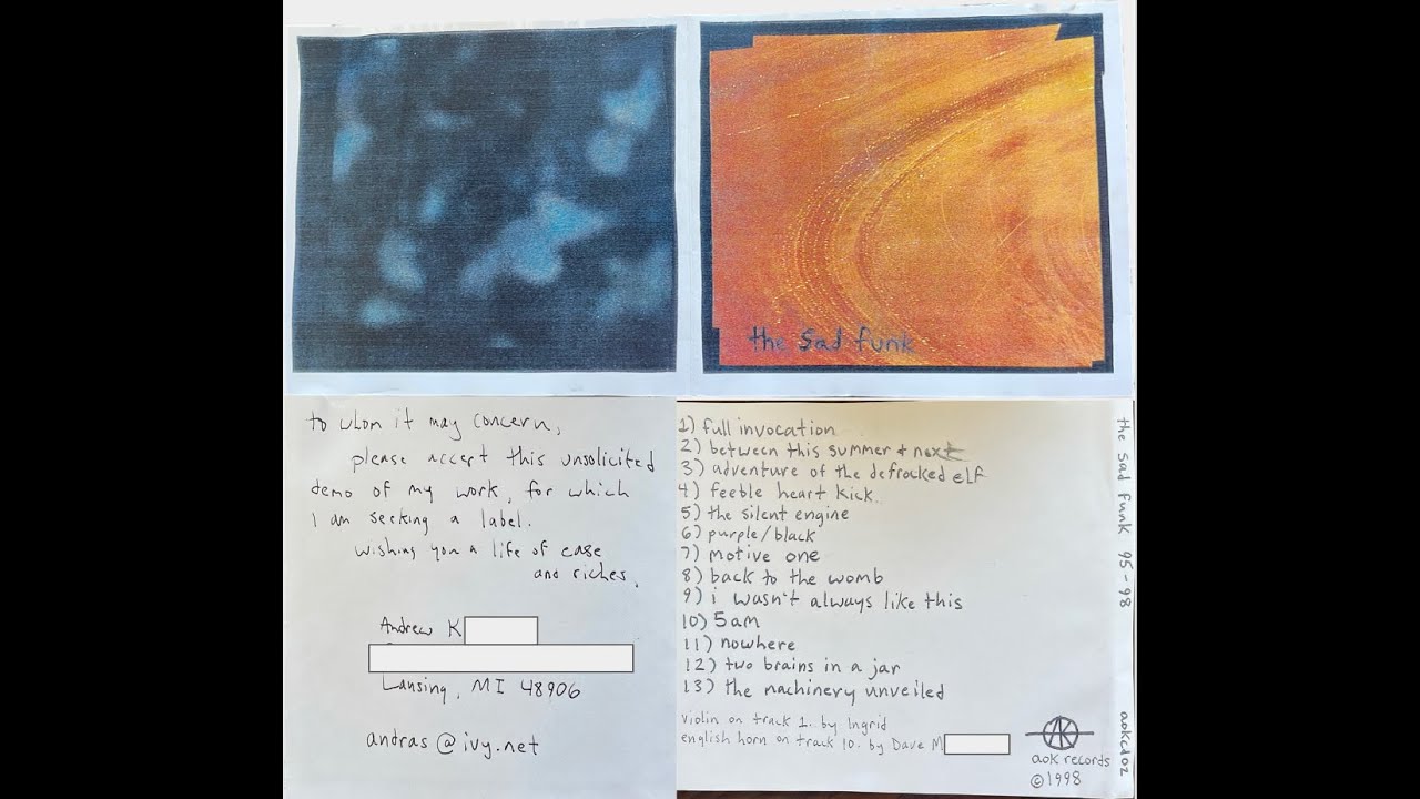 The Sad Funk 95-98 - AOK Records - YouTube