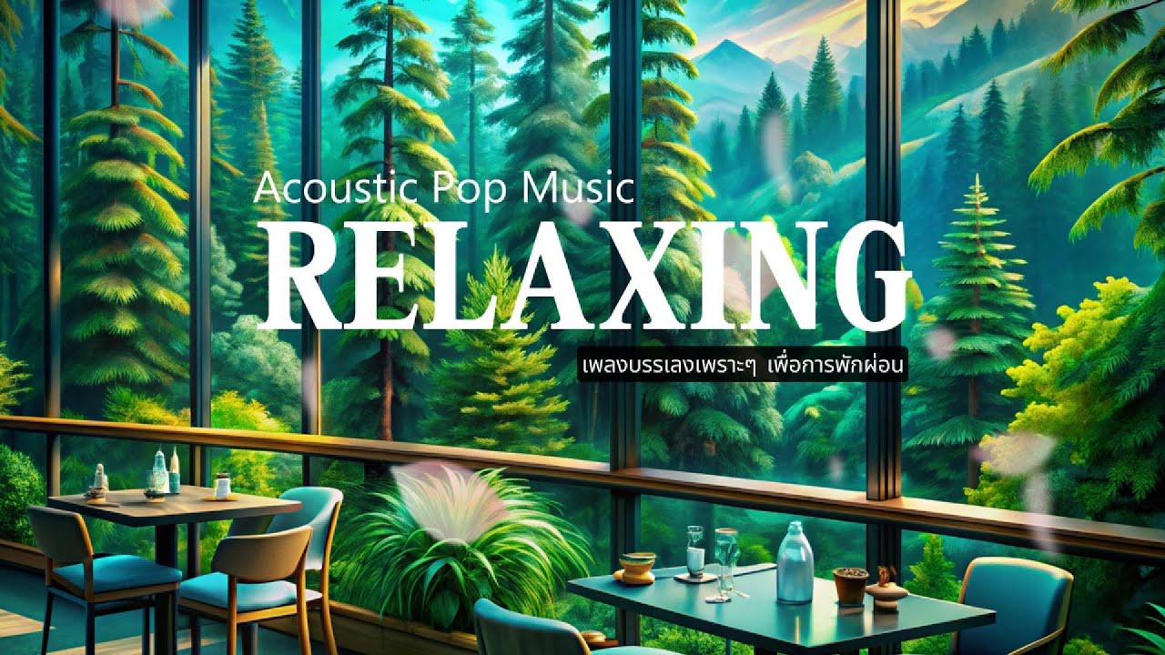 Relaxing with Acoustic Pop Music, Chill, Calm with atmosphere of Forest ...