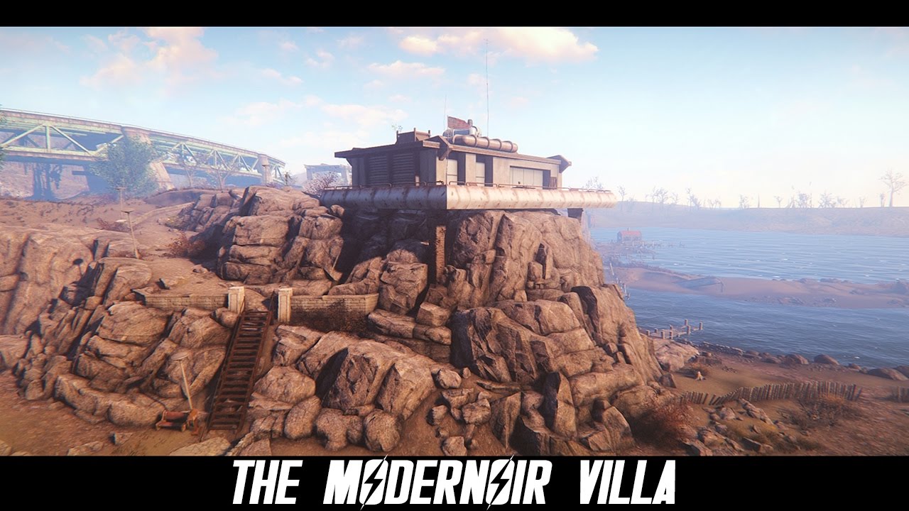 Fallout 4 Mods: The Modernoir Villa - YouTube