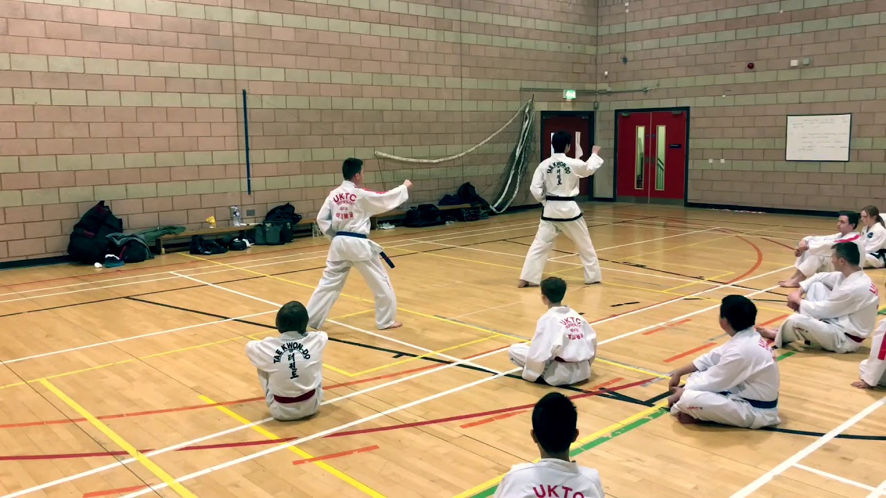 Do San Tul | ITF Taekwondo Pattern | Derrin Huntly v Philip Chan | UKTC ...