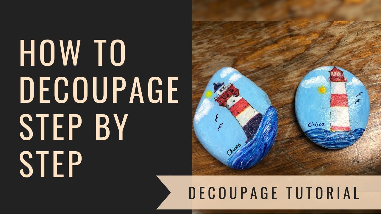 Tutorial: How to Decoupage Step by Step - YouTube