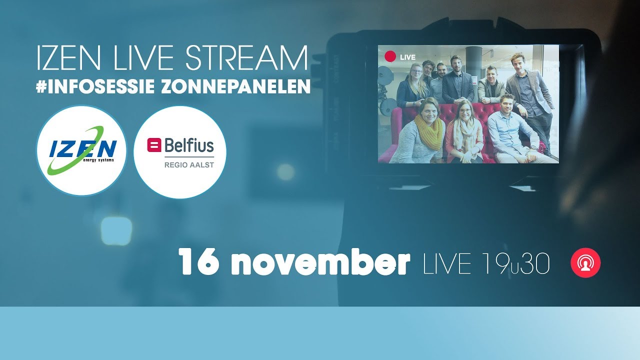 IZEN ZONNEPANELEN: live informatiesessie - YouTube