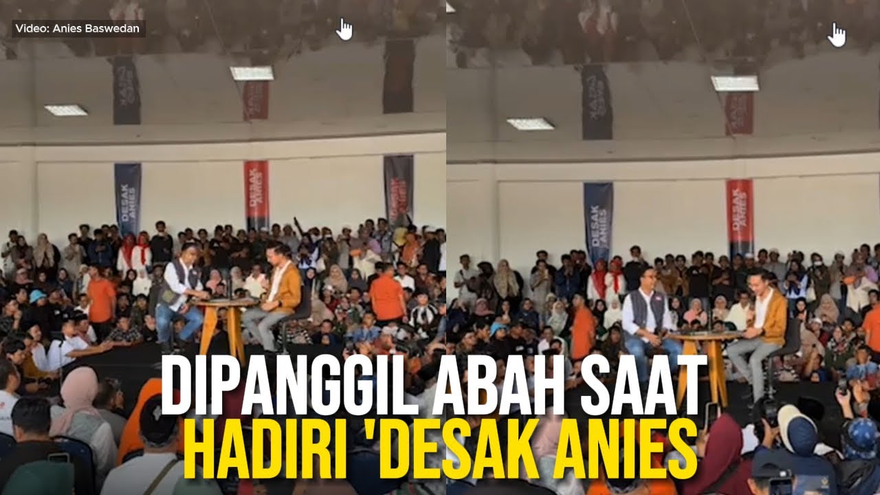 Anies Baswedan Dipanggil Abah saat Hadiri 'Desak Anies' di Sumatera ...