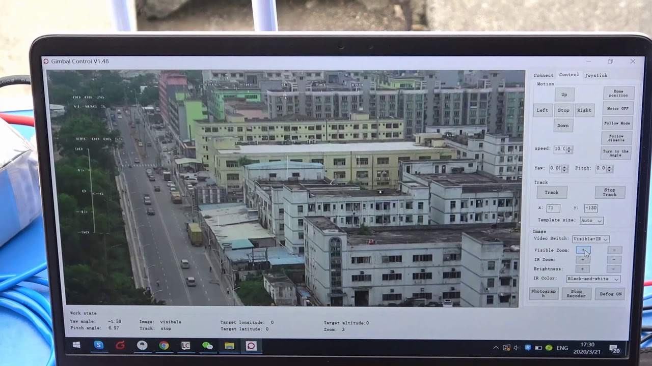 Tracking demo of SKY EYE-U30 - YouTube