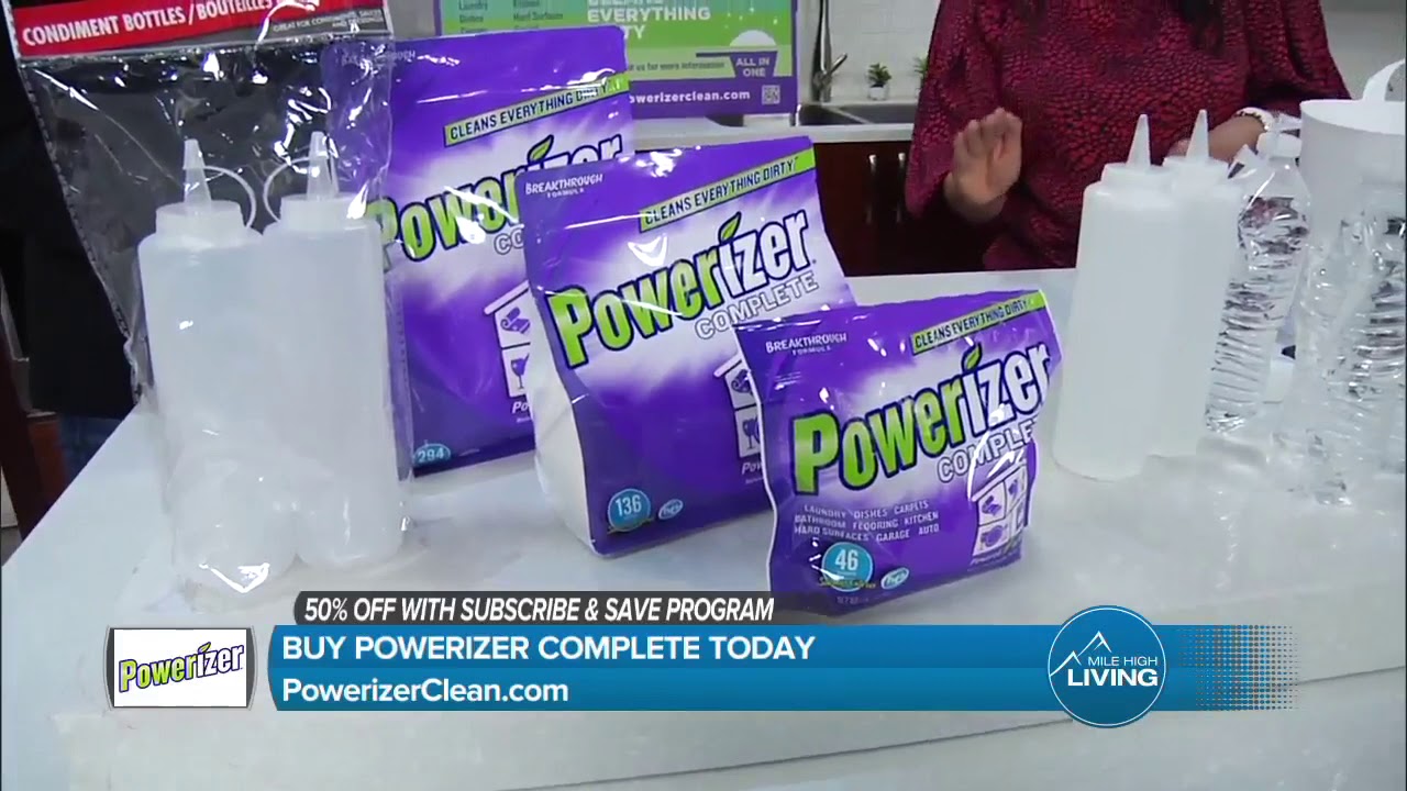 Powerizer - The Disinfecting Cleaner that Does it All! - YouTube