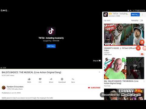 Me watching baldi's basics random encounters - YouTube