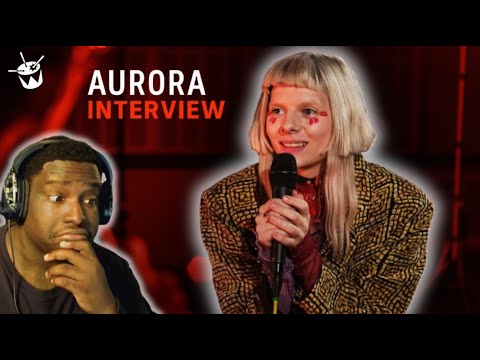 This AURORA Interview Is Gold / AURORA sure knows how to interview - Reaction - YouTube