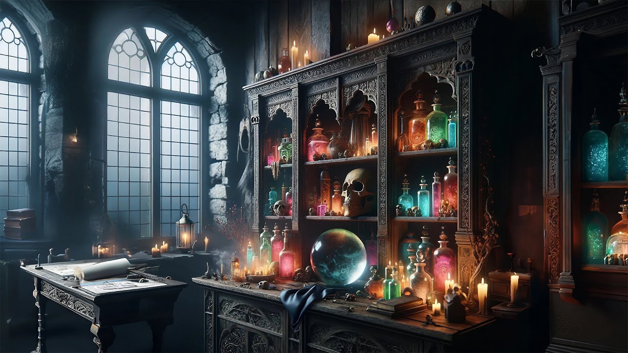 Enchanted Witch Cottage Spell Room: A Magical Halloween Sanctuary 🔮 ...