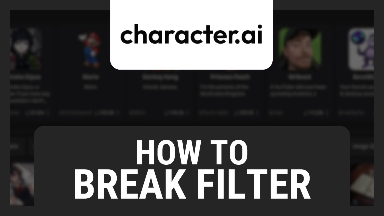 Character AI: How to Break Filter (Tutorial) - YouTube
