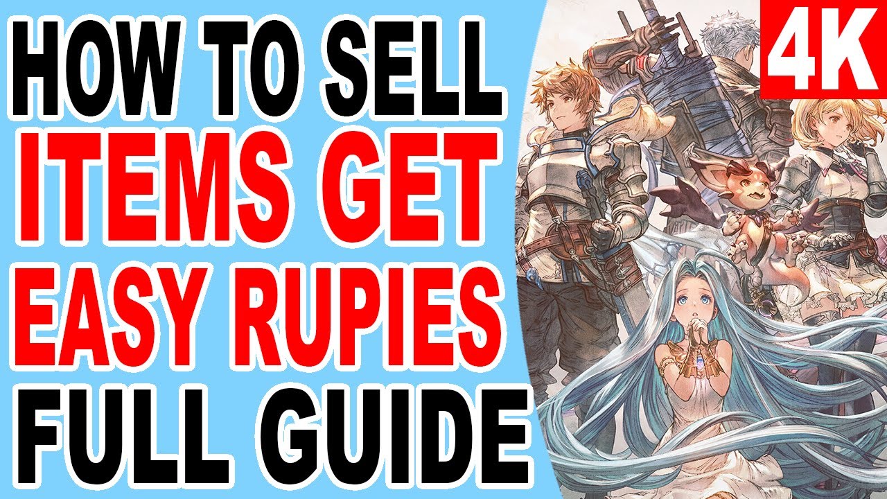 How to Sell Items and Get Easy Rupies Early Game - Granblue Fantasy Relink - YouTube