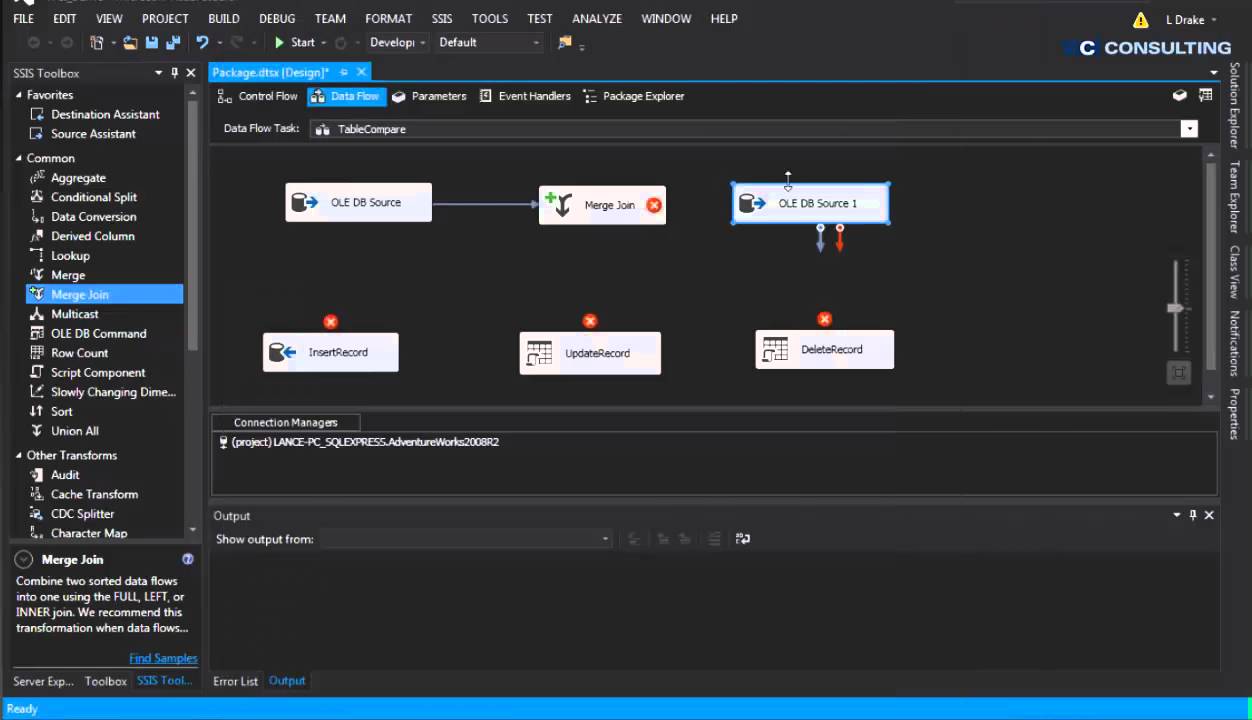 SSIS Tutorial - Table Compare - YouTube
