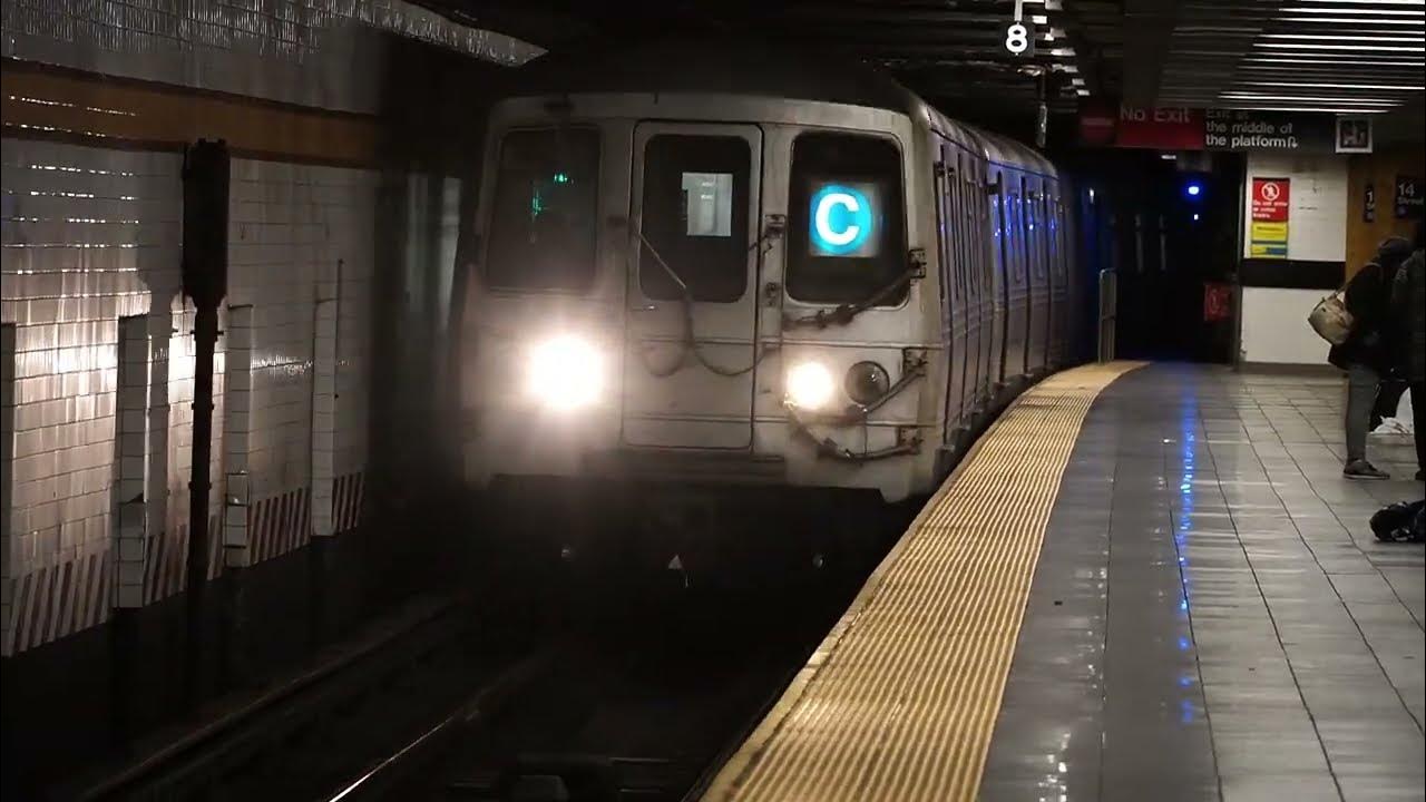 [MTA NYC Subway] 168th Street-Washington Hts bound C train of R46s @ 14th Street - YouTube