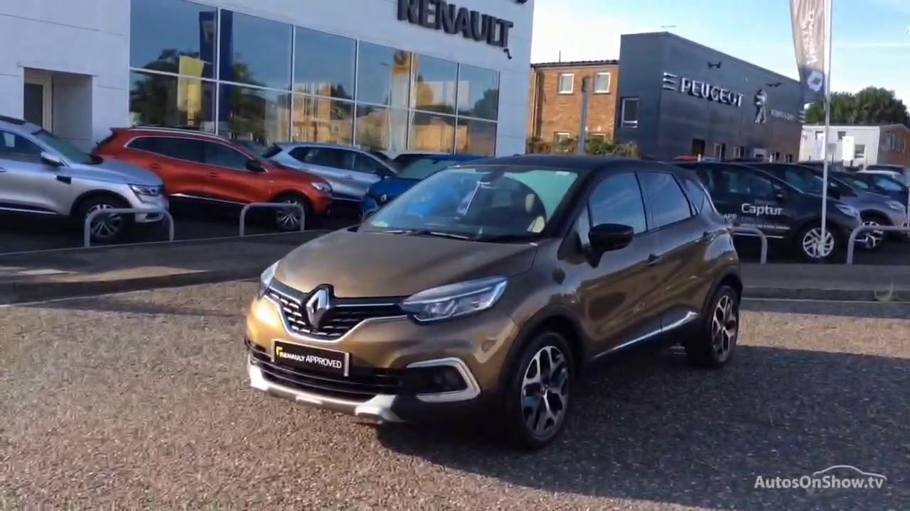 RENAULT CAPTUR SIGNATURE X NAV TCE BROWN/BLACK 2018 - YouTube