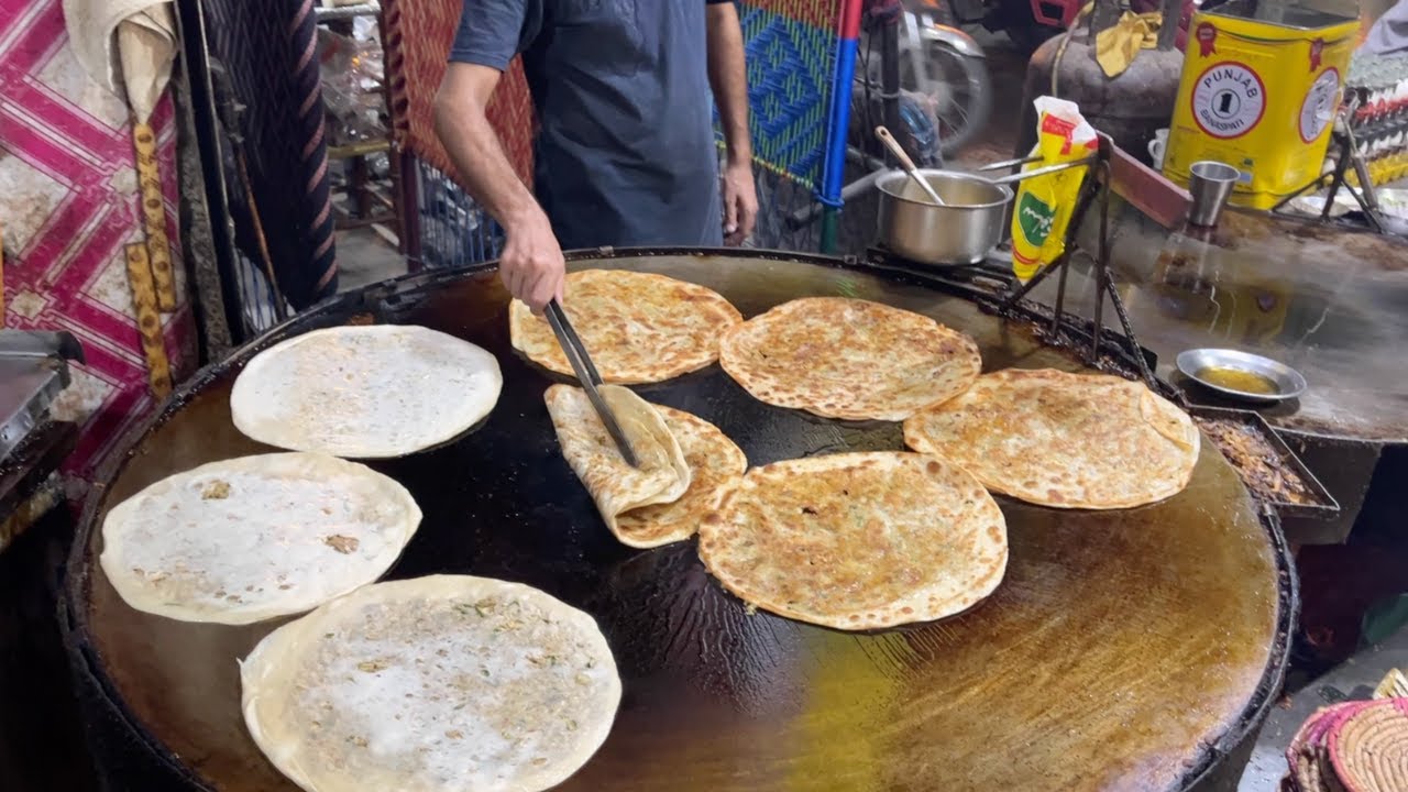 HUNDREDS of PARATHAS! - Street Food Around the World - YouTube