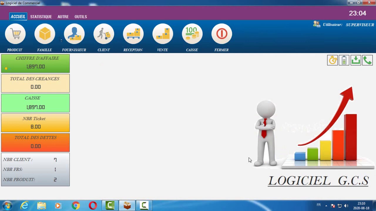 PRÉSENTATION LOGICIEL GCS V2 : Gestion Commerciale et Stock (Séance 2 ...
