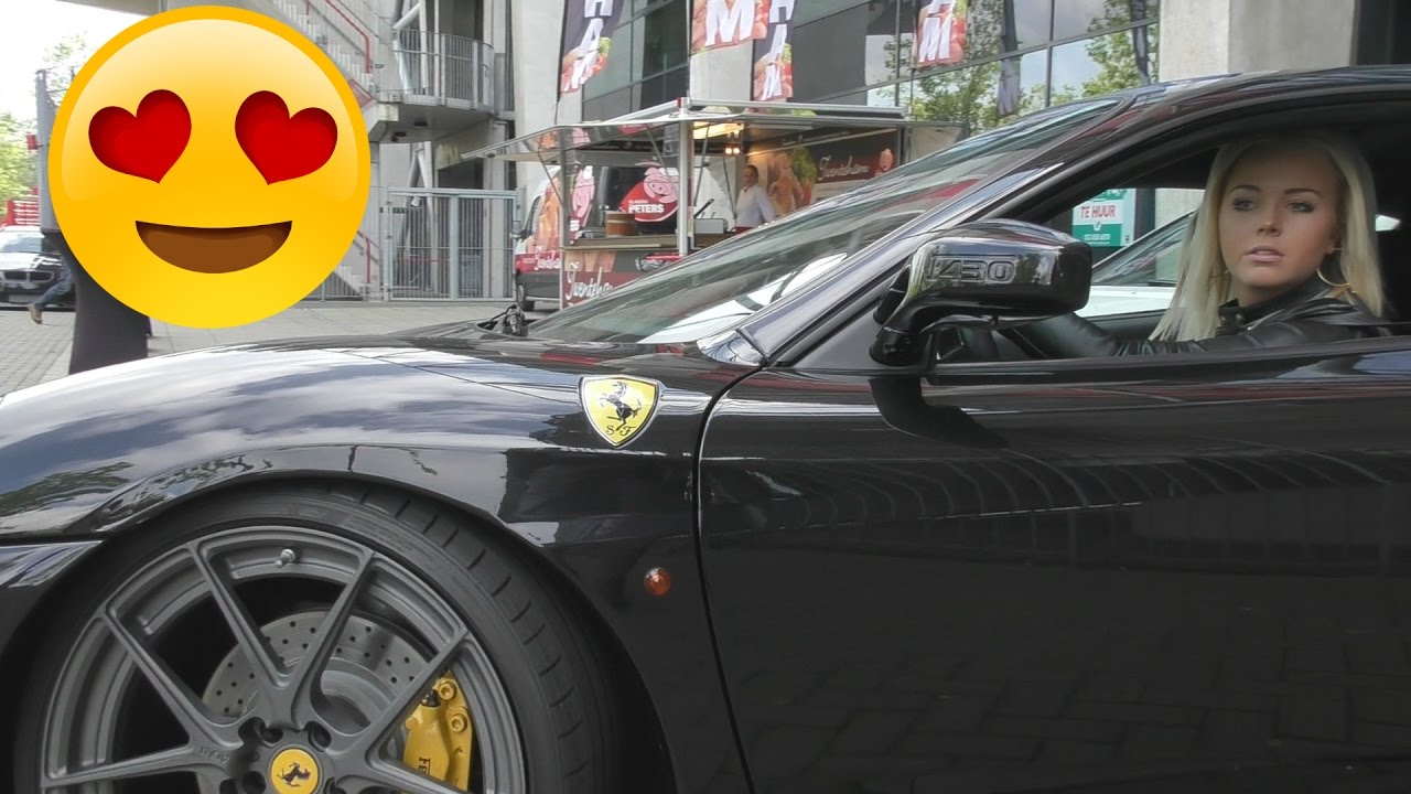 Hot Girls Driving Ferrari F430 Youtube