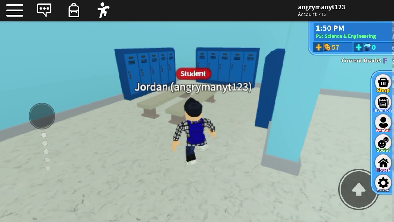 First day at highschool (Roblox RP) - YouTube