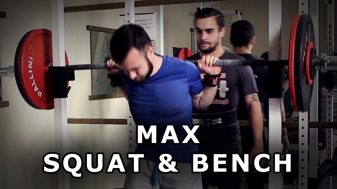 JE TESTE MES MAX SQUAT & BENCH - Sheiko - YouTube