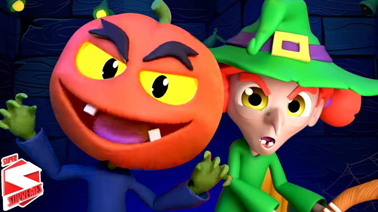 One Two I Say Boo, Halloween Cartoon and Scary Video for Kids - YouTube