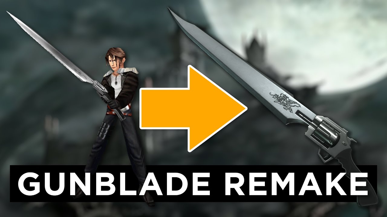 I remade Squall's GUNBLADE! - YouTube