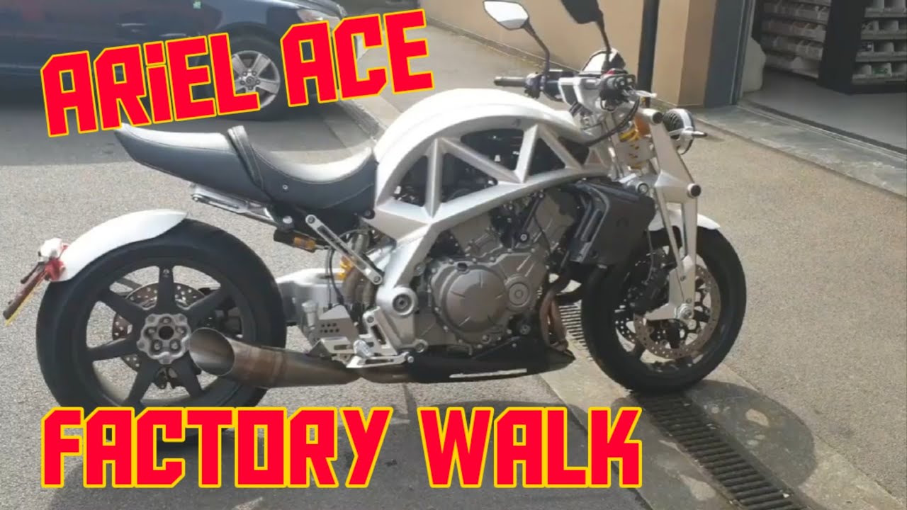Ariel Ace Motorcycles at the factory - YouTube