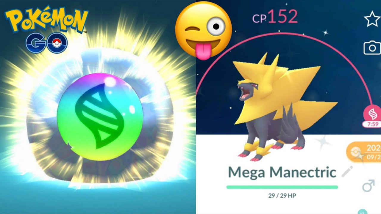 Finally, Evolving Shiny Mega Manectric in Pokemon Go - YouTube