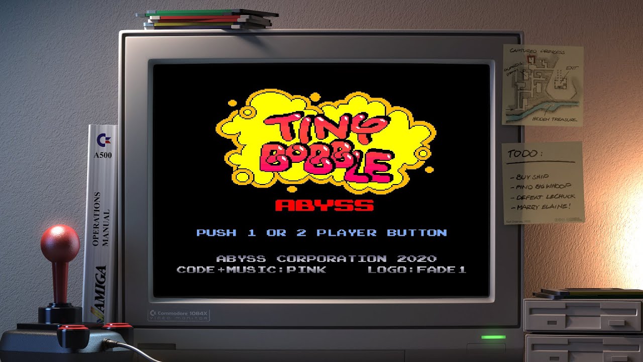 Tiny Bobble - Final Version | Arcade quality port of Bubble Bobble (Amiga) - YouTube
