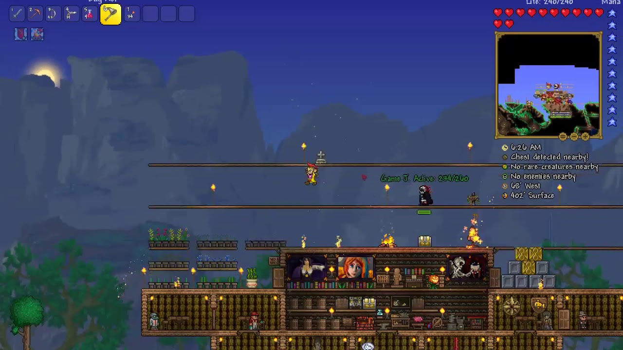 Terraria co op survival part 9: Gameactive duh bomb - YouTube