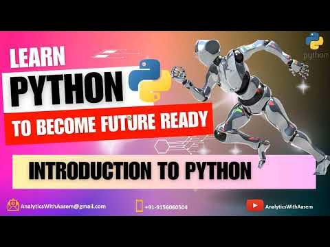 [1] Introduction to Python Programming | History | Applications | Research #python #aasemsir ...