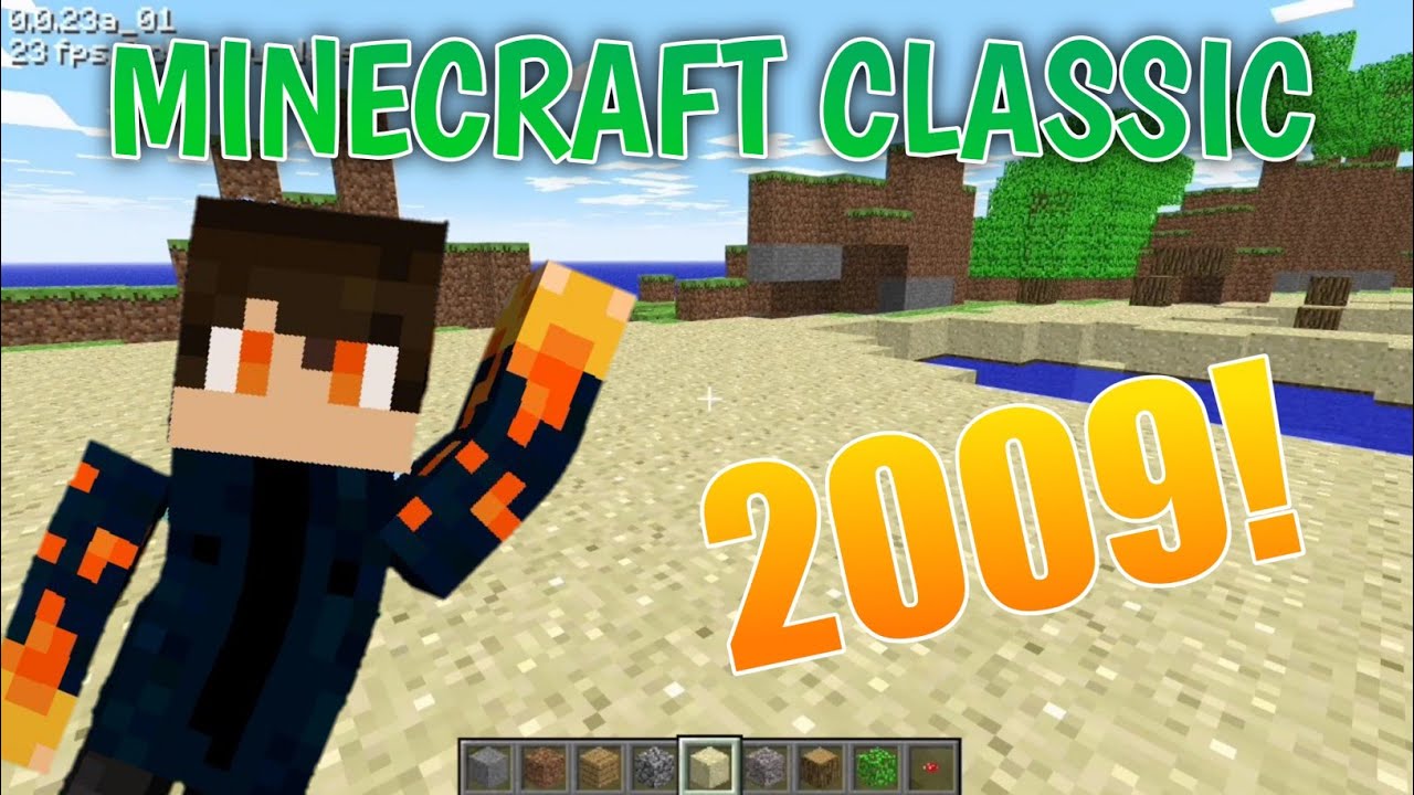 Playing The Oldest Version Of Minecraft [Minecraft Classic] - YouTube