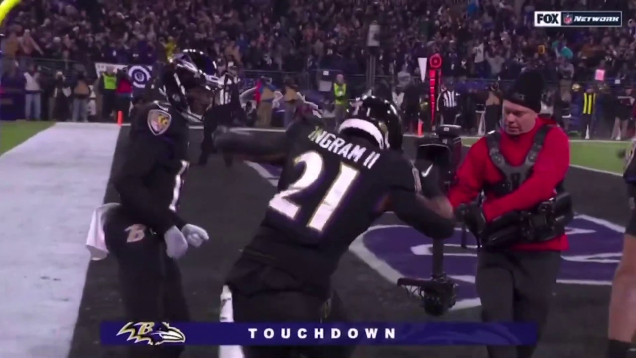 Touchdown Dance Mark Ingram Baltimore Ravens Thursday Night Football # ...