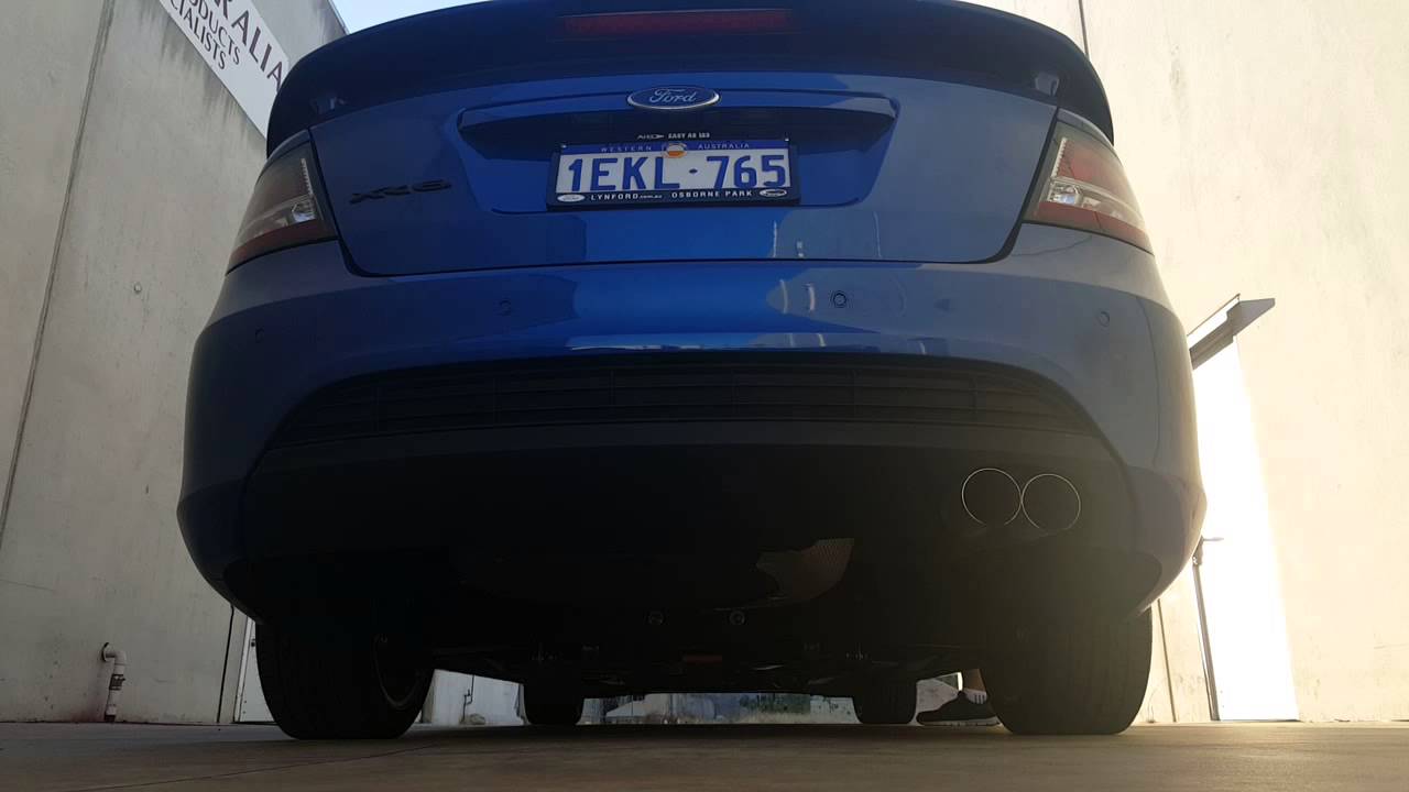 Ford Falcon FG XR6 NA custom 2.5inch Exhaust - YouTube